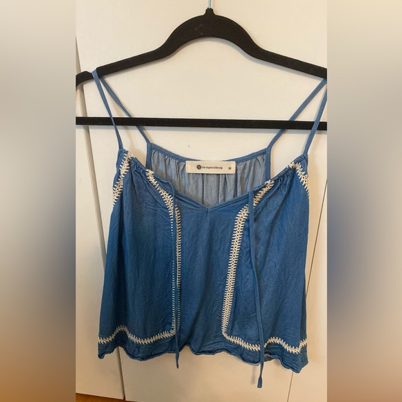 The Impeccable Pig | Tops | The Impeccable Pig Denim Tank | Poshmark